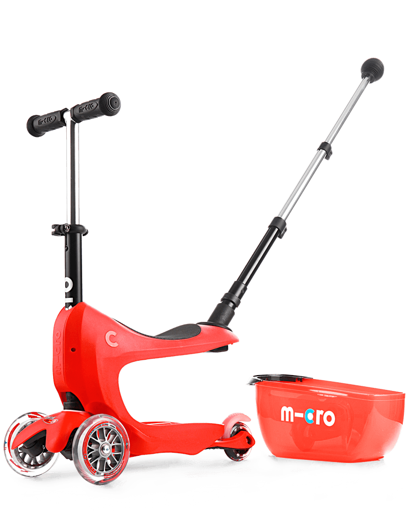 Mini2go Deluxe Plus Red - micro-mobility.com