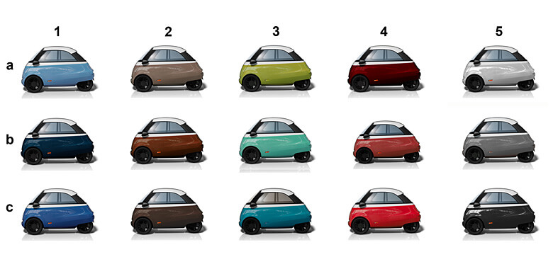 Microlino Color Variations Micro mobility Microlino Color Variations Micro mobility